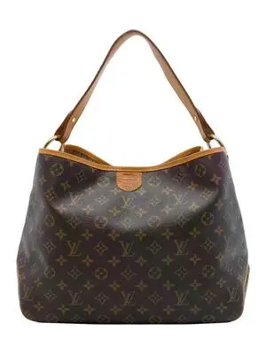 LOUIS VUITTON 2010 Monogram Delightful Pm Tote Bag - Brown