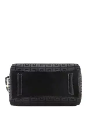 Givenchy Antigona Bag 4g Embroidered Canvas Mini Crossbody Bag - Black