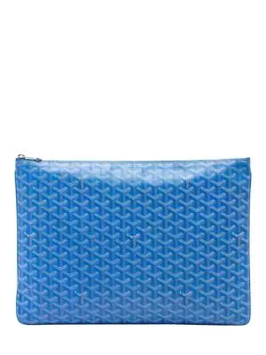 Goyard 2014 Goyardine Senat Gm Clutch Bag - Blue