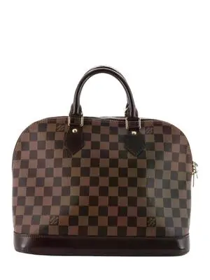 LOUIS VUITTON Alma Handbag Damier Pm Satchel - Brown