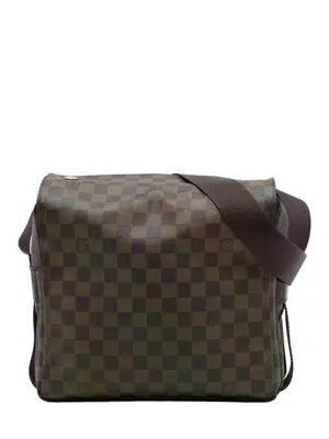 LOUIS VUITTON 2008 Damier Ebene Naviglio Crossbody Bag - Brown