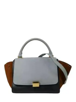 Celine Small Trapeze Tote Bag - Blue