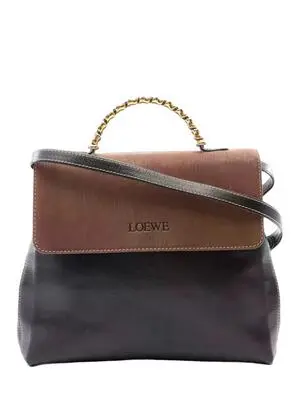 Loewe 2000s Velasquez Twist Tote Bag - Black