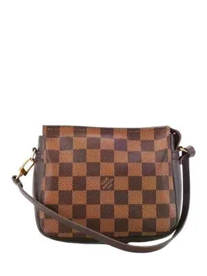 LOUIS VUITTON Trousse Make Up Bag Damier Pouch - Brown