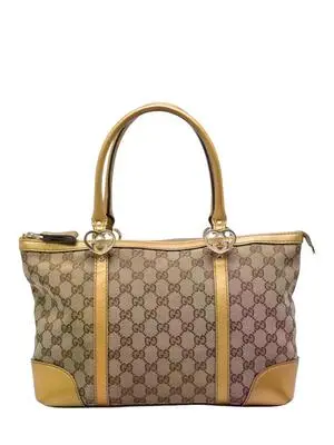 Gucci 2016-2026 Gg Canvas Lovely Tote Bag - Neutrals