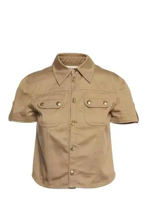 CELINE Cropped Utility Shirt