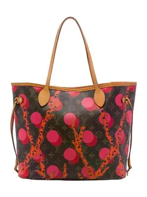 LOUIS VUITTON 2015 Monogram Ramages Neverfull Mm Tote Bag - Brown