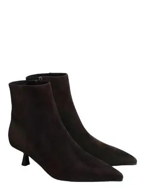BIBI LOU Pointed-toe Ankle Boots - Brown