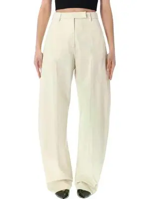 THELATEST Dina Wide-leg Tailored Trousers - Neutrals