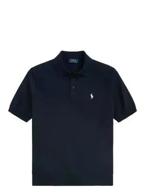 Polo Ralph Lauren Logo-embroidered Short-sleeve Polo Shirt - Blue