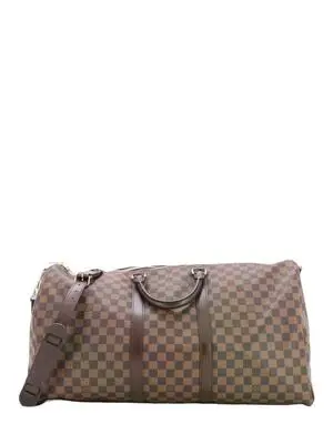 LOUIS VUITTON Keepall Bandouliere Bag Damier 55 Travel Bag - Brown