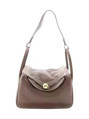 Hermès 2020 30 Lindy Two-way Shoulder Bag Brown