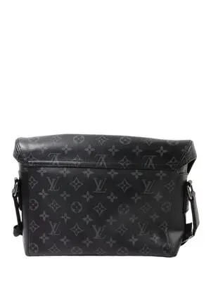 LOUIS VUITTON Pm Voyager Monogram Eclipse Messanger Bag - Black