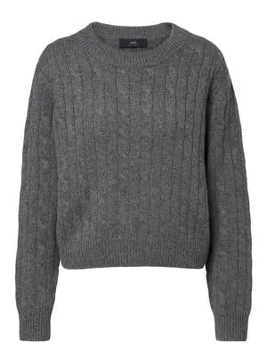 Arch4 Burnaby Cable-knit Cashmere Sweater - Grey
