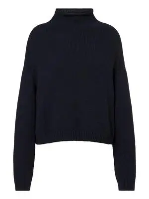 Khaite Marke Cashmere Turtleneck Sweater - Blue