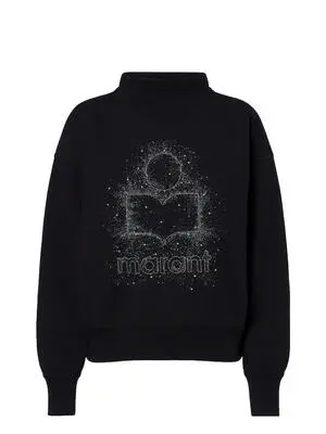 MARANT ETOILE Moby Sequined Cotton-blend Sweatshirt