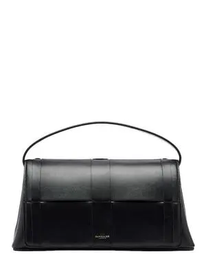 DEMELLIER Florence Small Leather Top-handle Bag - Black