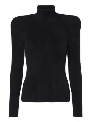Balmain Knitted Turtleneck Sweater - Black