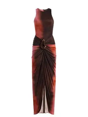 Silvia Tcherassi Exclusive Leni Jersey Maxi Dress - Print