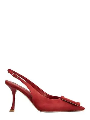 ROGER VIVIER Viv' In The City Slingback Pumps In Suede
