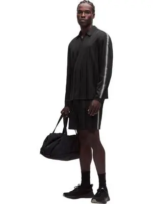 Lululemon Knit Stripe Linerless Training Short 7" Black