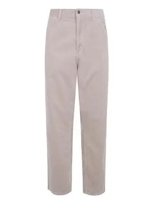 Carhartt Work In Progress Corduroy Pants "simple - Gray