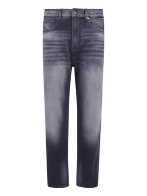 Seven For All Mankind Straight-leg Jeans "easy Straight - Gray