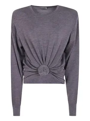Magda Butrym Sweater Longsleeve Knitwear - Brown