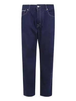 Seven For All Mankind Straight-leg Jeans "morden Straight - Black