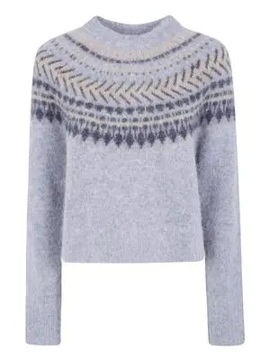 Barbour Knitted Jumper "annette" Gray