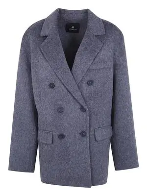 ANINE BING Wool Coat "sali - Gray