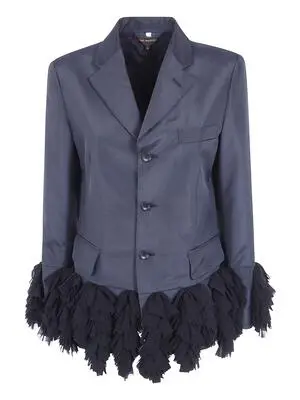 Comme Des Garçons Blazer Jacket "tropycal Classic - Black