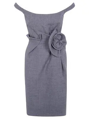 Magda Butrym Midi Dress "midi Dress - Gray