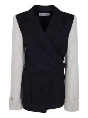 Dries Van Noten Jacket Wool "beline - Black