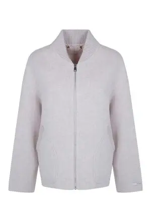 GIOVANNI PARIS Jacket Wool-cashmere "leo - Beige