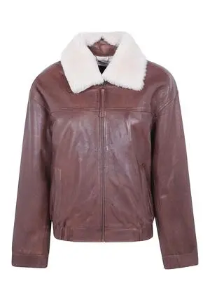 Seventy Leather Jacket Vintage - Brown