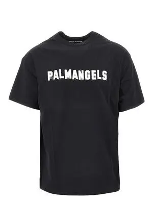Palm Angels Palm Hill' Print T-hirt - Black