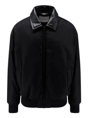 Balenciaga Cocoon Down Jacket In Cotton Blend - Black