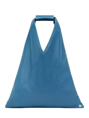 MAISON MARGIELA Japanese Classic Small Faux Leather Handbag - Blue