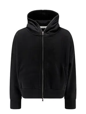 ENTIRE STUDIOS Cotton Eternal Zip Hoodie - Black