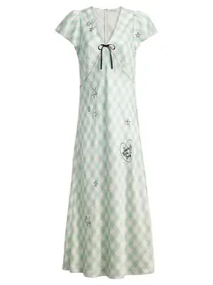 COACH OUTLET | Brain Dead Embroidered Gingham Dress