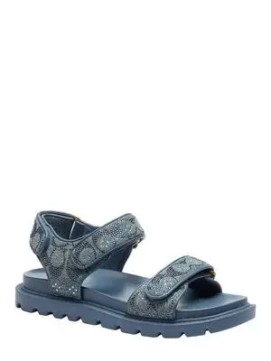 COACH OUTLET Brynn Sandal In Crystal Signature - Denim
