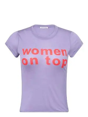 PEACHY DEN On Top Stretch-cotton T-shirt - Vimto