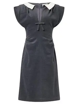 SHUSHU/TONG V-neck Structured Wool-blend Midi Dress 10