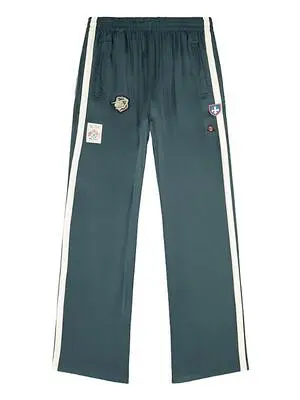 DIESEL® Embroidered-patches Satin Track Trousers - 5kq