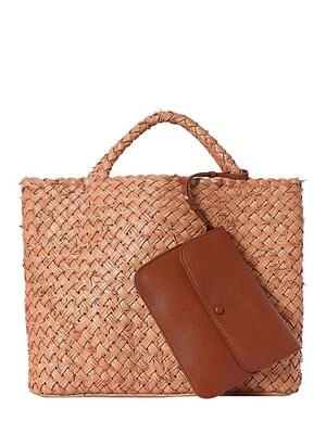 THE ROW Amber Leather Tote Bag - Cuir Ans