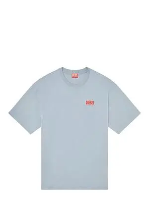 DIESEL® Graphic-logo Print Cotton T-shirt - 9ed