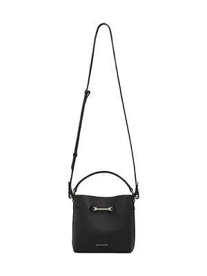Strathberry Corda Mini Leather Bucket Bag - Black