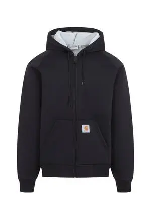 Carhartt Work In Progress Polyester-cotton Sweatshirt Jacket - Black