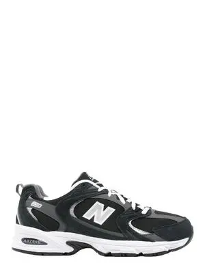 NEW BALANCE Lace-up Chunky Sole Sneakers With Abzorb Cushioning - Black